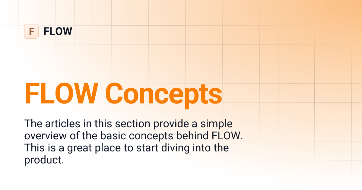 FLOW Concepts | FLOW